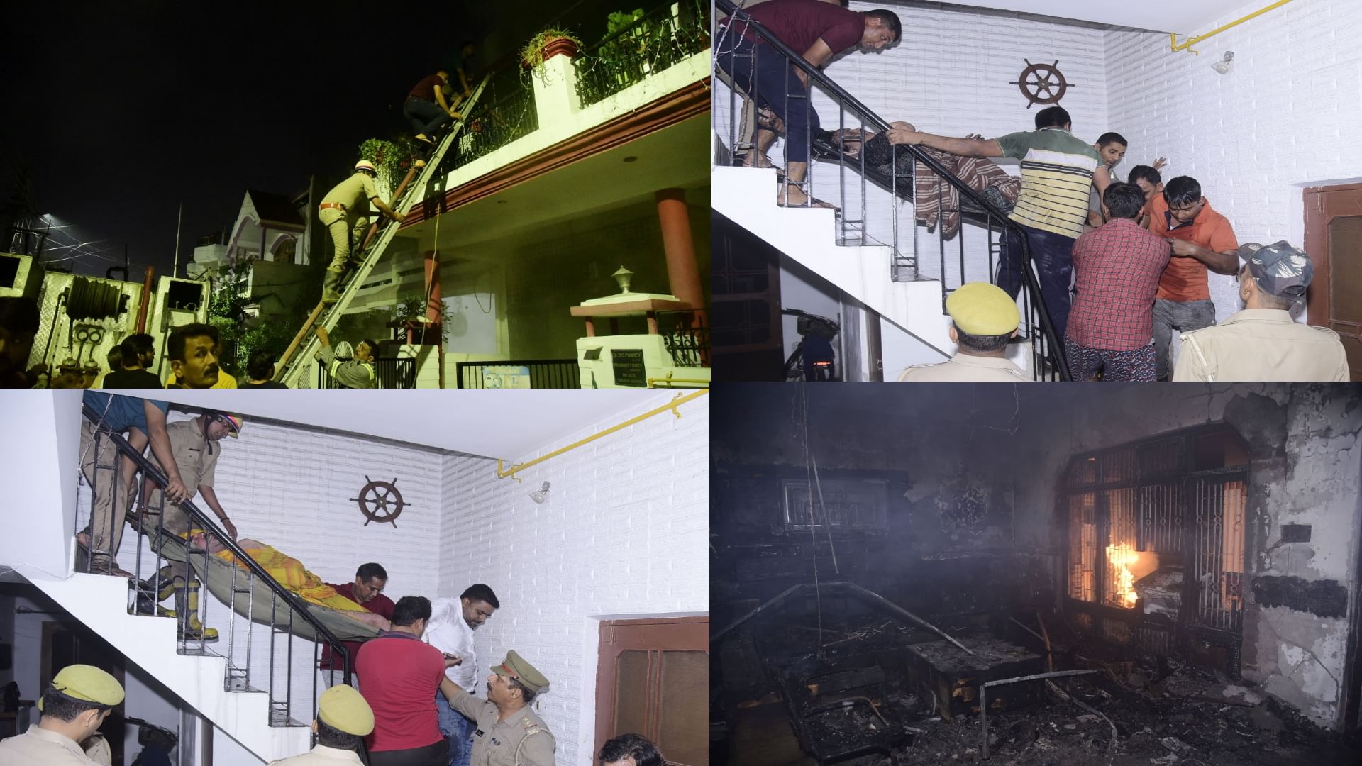 Fire In Retired Ips House Death Of Retired Ips Due To Suffocation In ...