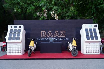Ev Start-up Baaz Bikes Launches Low Speed Baaz Electric Scooter And Ev ...