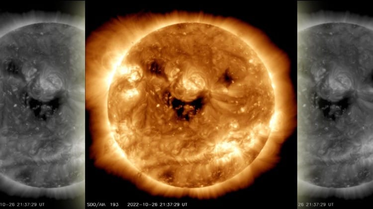 Smiling Sun:छठ पर्व पर प्रसन्न हैं सूर्यदेव, नासा के सेटेलाइट ने ली ...