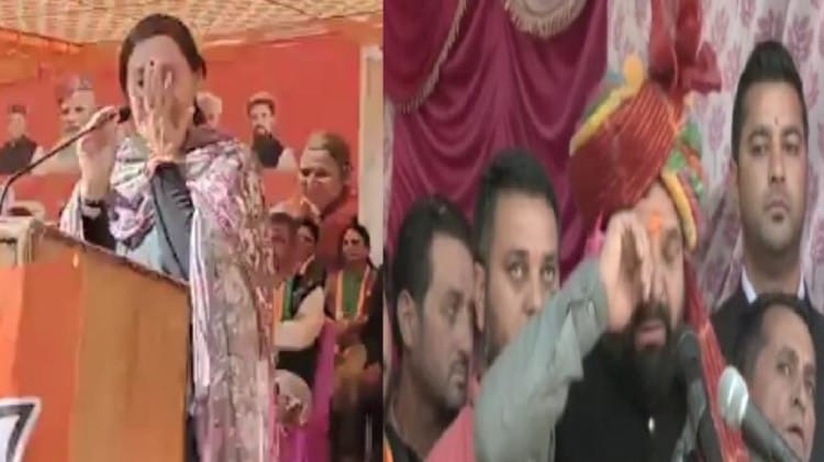 Bjp Candidate Shashi Bala Wept Bitterly In Chirgaon Rohru, Hansraj Also ...