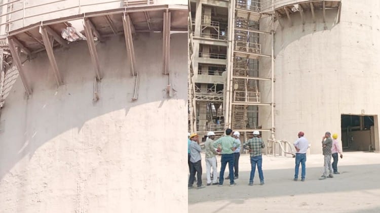 Accident In Satna Kjs Cement Factory Employee Dies After Falling From A ...