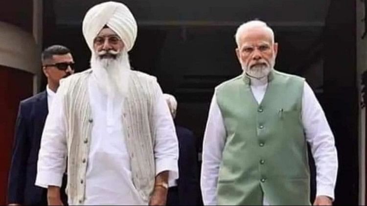 Pm Modi In Amritsar डेरा ब्यास पहुंचे प्रधानमंत्री नरेंद्र मोदी बाबा