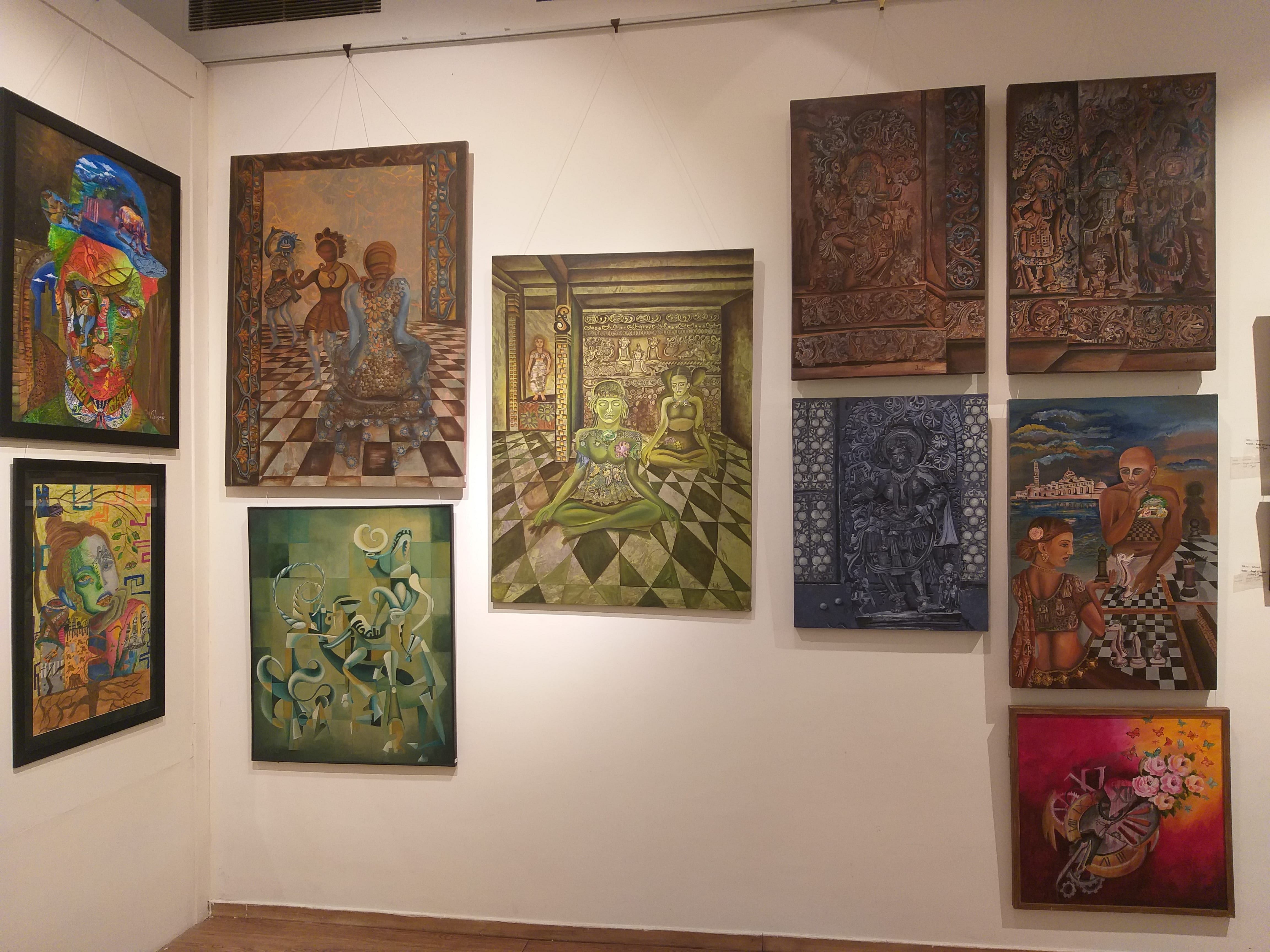 Seven Sisters Art Exhibition In Delhi By Supriya Amber - Amar Ujala Kavya - सेवन सिस्टर्स:सात ...