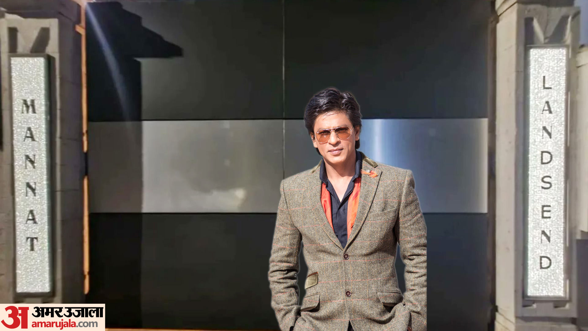 Shah Rukh Khan House Mannat New Diamond Studded Name Plate Srk Home Changed Look Video Viral On ...