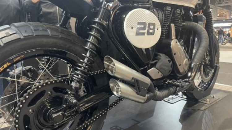 Bsa Scrambler:बीएसए स्क्रैंबलर कॉन्सेप्ट मोटरसाइकिल लाइव शो में हुई पेश ...