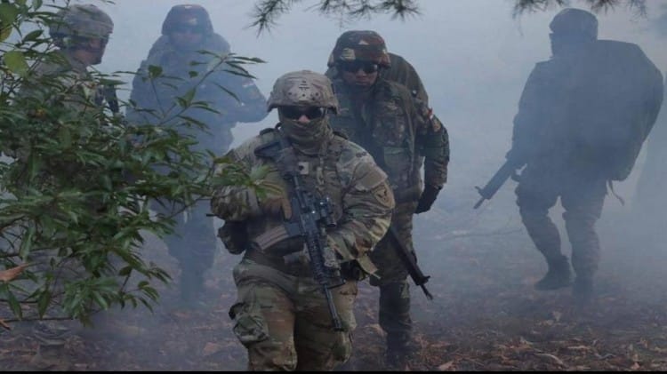 India And America:भारत और अमेरिका का पानागढ़ एयरफोर्स स्टेशन में ...