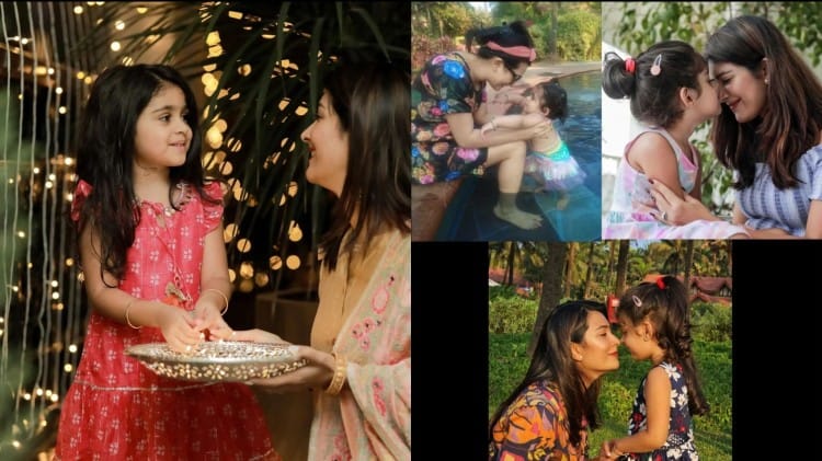 Photos Of The Day:डीप नेक ब्लाउज में शमा ने गिराई बिजलियां और सपना का ...