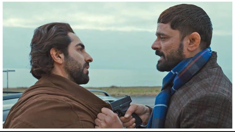 An Action Hero Review:आयुष्मान और जयदीप की जानदार भिड़ंत, रीमिक्स गानों ...