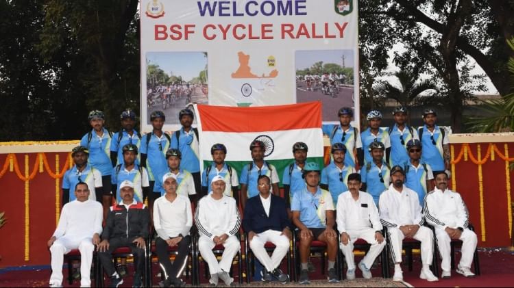 Bsf Cycle Rally 19 Jawans 3150 Kms Four States And Six Frontiers Gave ...