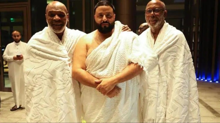 Dj Khaled Mike Tyson Performed Umrah In Mecca Rapper Shared Emotional ...
