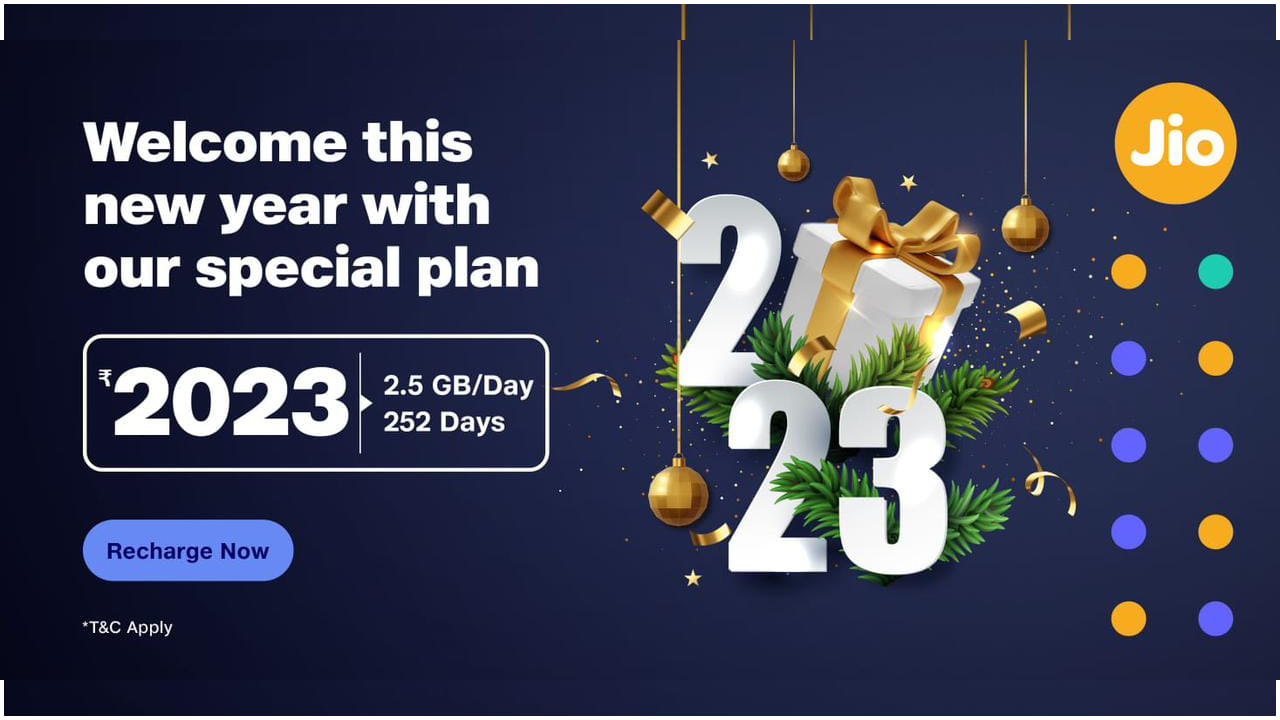 Jio New Year Offer 2023 Launched New Recharge Plan Rs 2023 Rs 2999 With Unlimited Calling Data ...