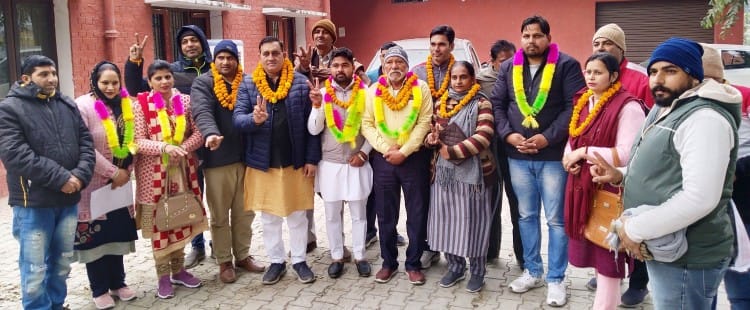 Kurukshetra News:बाबैन ब्लॉक समिति के चेयरमैन बने जरनैल सिंह व अमन ...