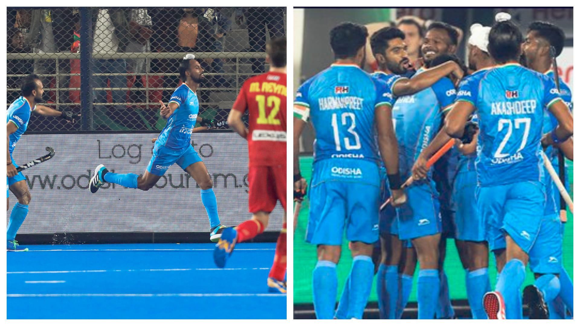 India Beat Spain Hockey Score Ind Vs Esp Fih Hockey Men’s World Cup ...