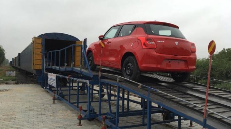 Indian Railways Car Transport Train Maruti Suzuki Dispatches More Than ...