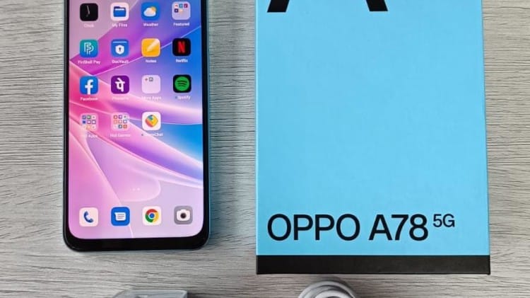 Oppo A78 5g: खूबसूरत डिजाइन वाला 5g फोन, देखें फोटो