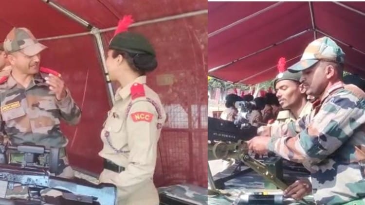 Army Organized Exhibition In Mhow, Students Took Pictures With Weapons ...