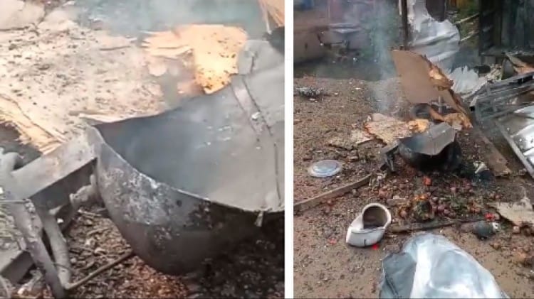Bhopal: Cylinder Of Fast Food Cart Explodes, Massive Explosion, Young ...