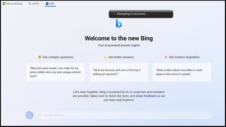 Microsoft Bing To Update With Latest Version Of Chatgpt Start Testing ...