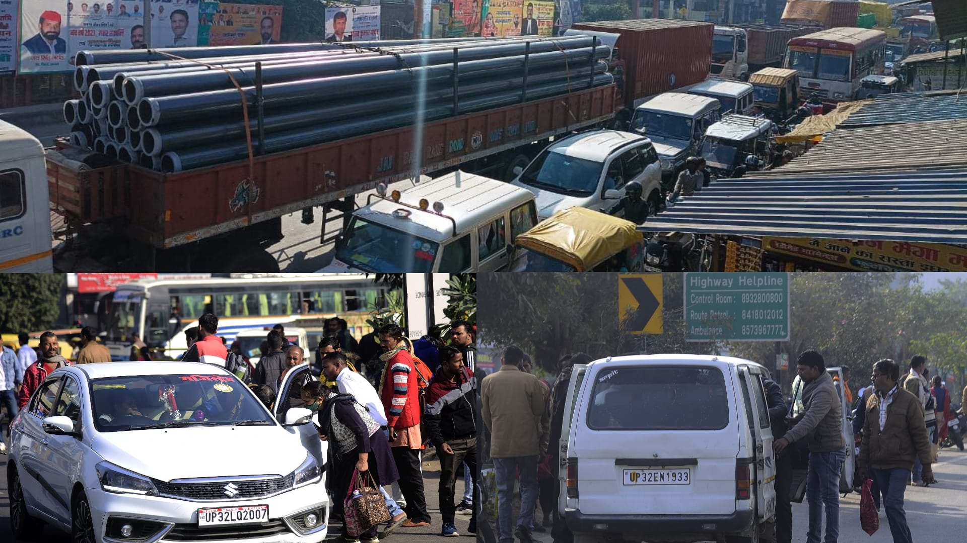 No Entry For Heavy Vehicle Because Of Traffic In Lucknow. - Lucknow ...