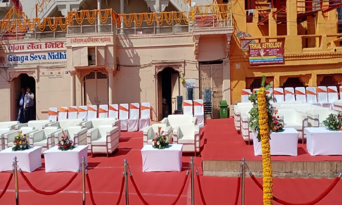 President Draupadi Murmu Varanasi Amazing Decorations To Welcome See In ...