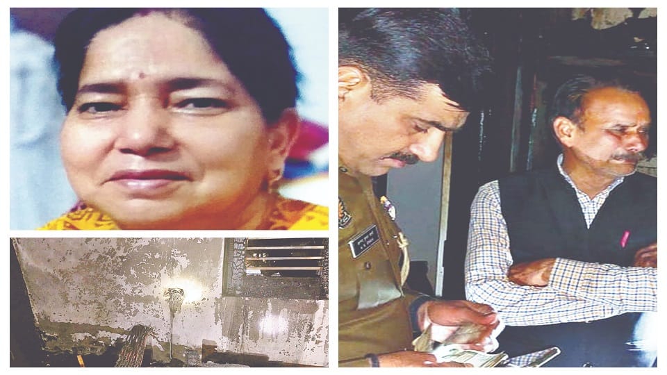 Woman Burnt Alive To Death Custom Officer Mother Kept Sleeping On Bed In Agra Fire Case - Amar ...