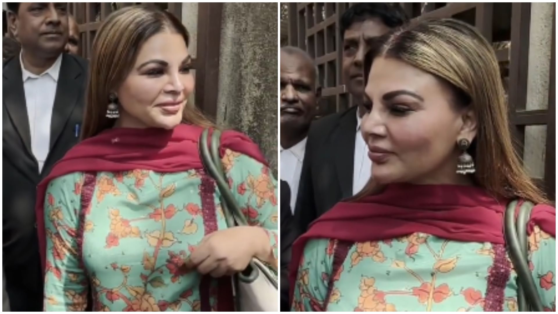 Rakhi Sawant In Court Because Of Her Husband Adil Khan Durrani She Want To Fight Her Case - Amar ...