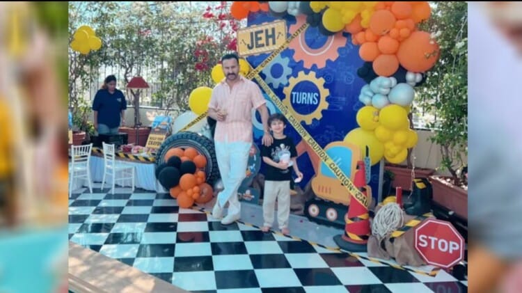 Jeh Ali Khan:जेह के बर्थडे पर मस्ती भरे अंदाज में पार्टी करते नजर आए ...