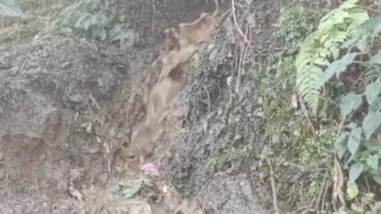 Joshimath Is Sinking Water Stream Burst Again On Joshimath Narasimha ...