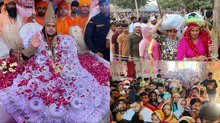 Baba Mastnath:नाथ परंपरा की 300 साल पुरानी स्वर्ण जड़ित पोशाक में महंत ...