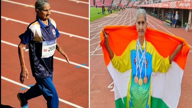 Dadi Bhagwani Devi 95 Year Old Athlete Will Run In Poland Amar Ujala