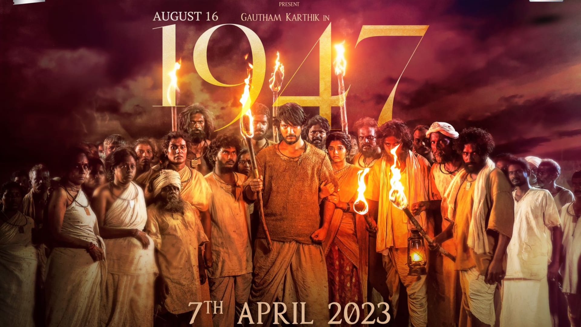 August 16 1947: Ar Murugadoss Productions Unveils Official Poster And Release Date Of The Film ...
