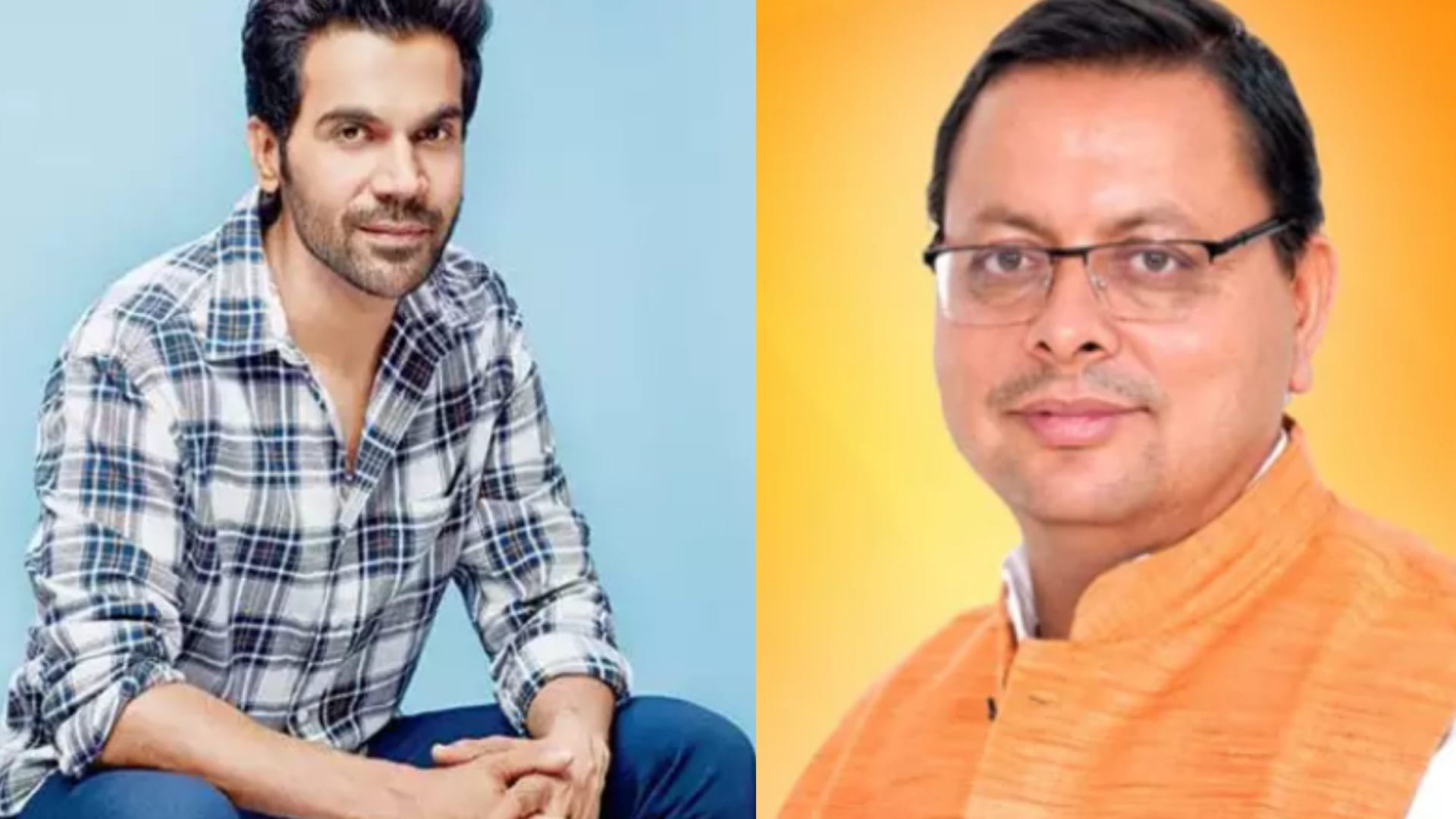 Actor Rajkumar Rao Thanked Cm Dhami For Cooperation Received For ...