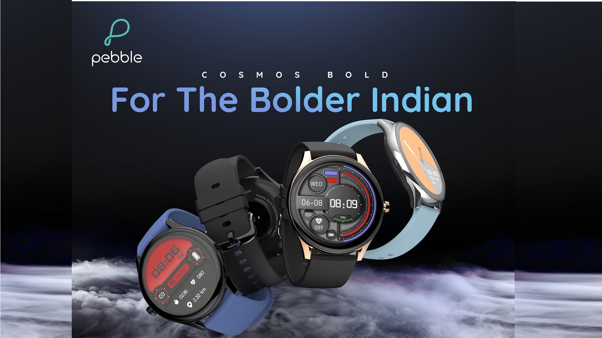 Pebble Cosmos Bold Smartwatch Launched In India With Calling Feature ...
