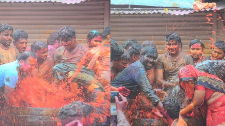 Ujjain Holi:मारवाड़ी माली समाज में रिश्तों का रंग...पति-पत्नी और देवर ...