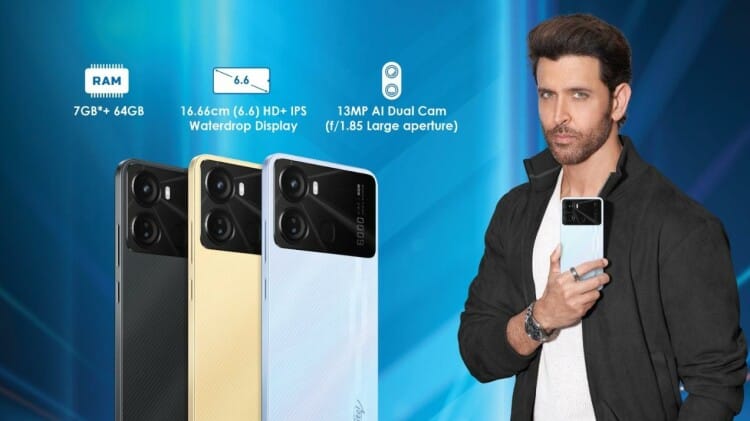 Itel P40 Smartphone Launched In India With Big Screen And 6000mah ...