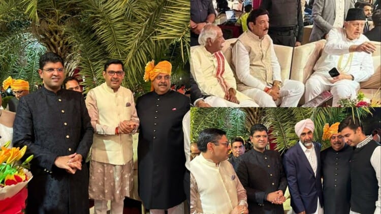 Digvijay Chautala Marriage:दिग्गजों के अलावा पूरी हरियाणा सरकार पहुंची ...