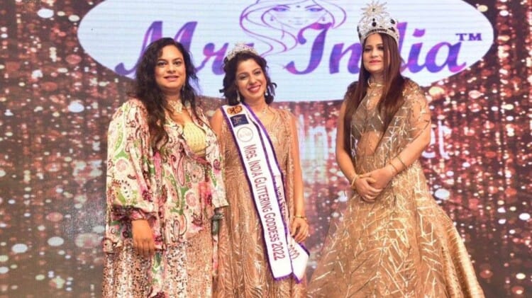Mrs India Beauty Pageant:ज्योति के सिर पर सजा ‘मिसेज इंडिया’ का ताज ...