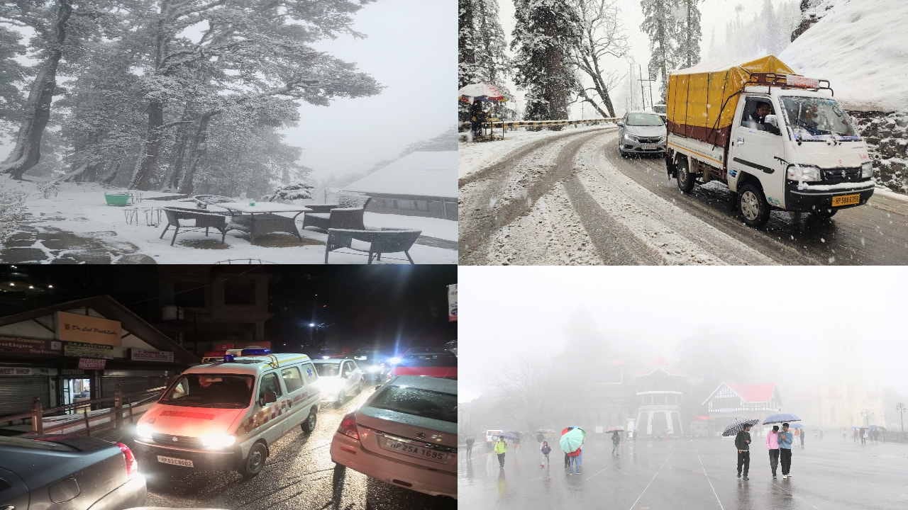 Himachal Weather: Snowfall In Kufri, Narkanda And Rohtang, Atal Tunnel Closed, Air Flights ...