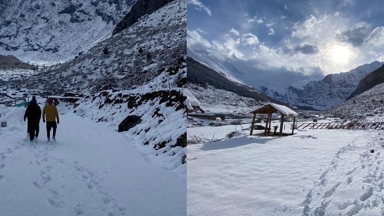 Uttarakhand Weather Heavy Snowfall In Darma And Vyas Valley See Photos ...