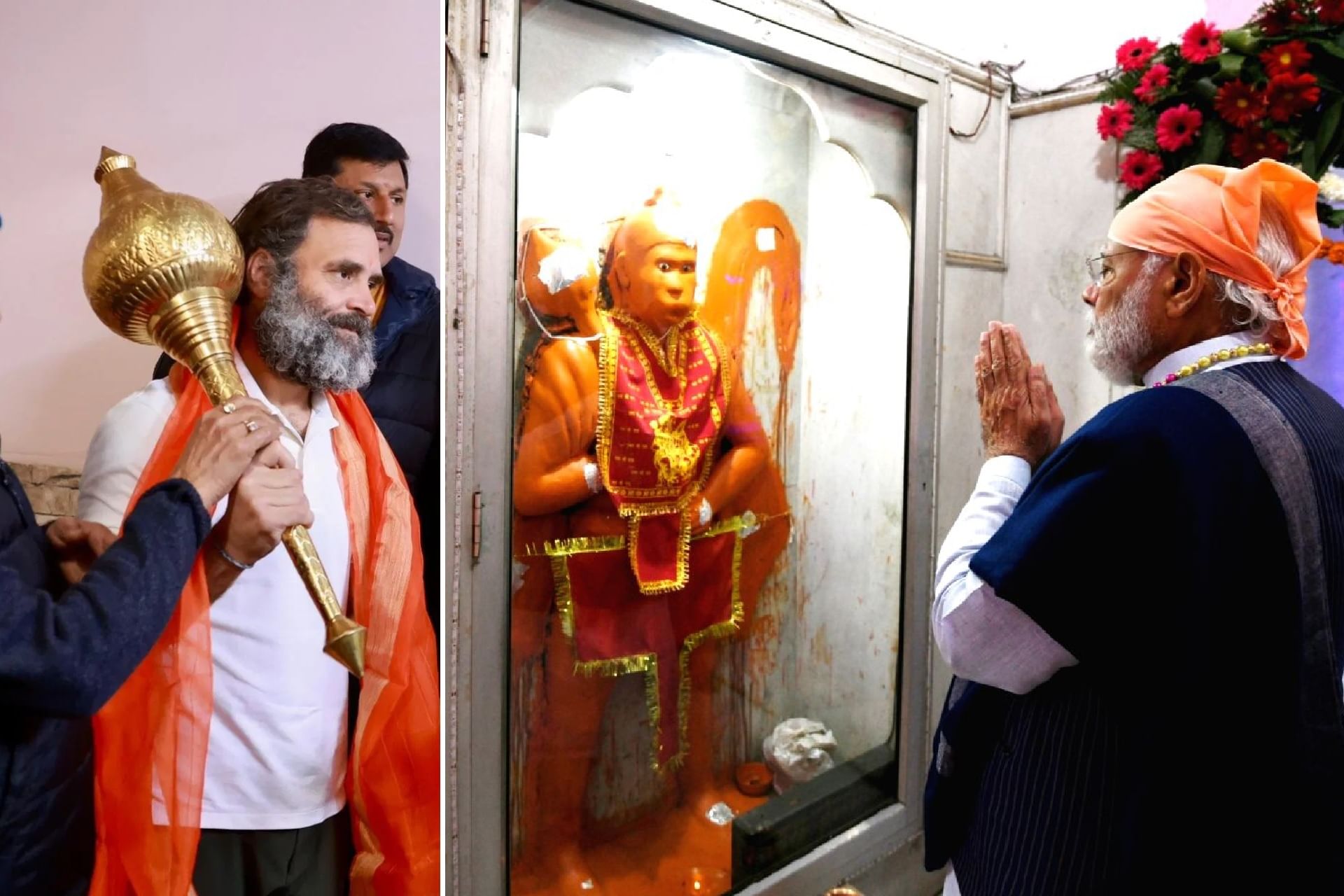 Politics: Pm Modi And Rahul Gandhi Both Greets Country On Hanuman ...