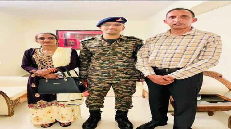 Shubham Chauhan Of Sahnavi Village Of Hamirpur District Became Captain In The Army - Amar Ujala ...