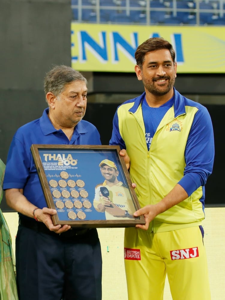 Csk के थाला 200 नॉटआउट...