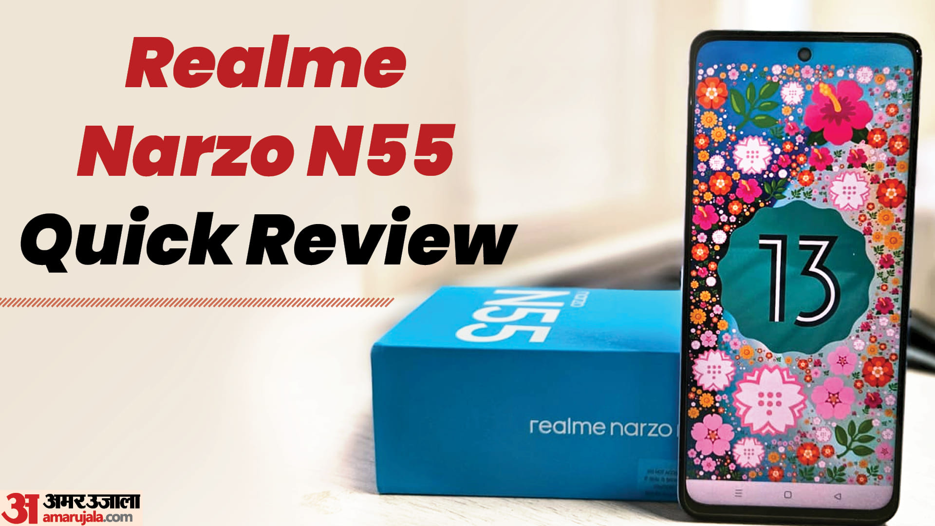 Realme Narzo N55 Quick Review:तस्वीरों में देखें कैसा है रियलमी का ...