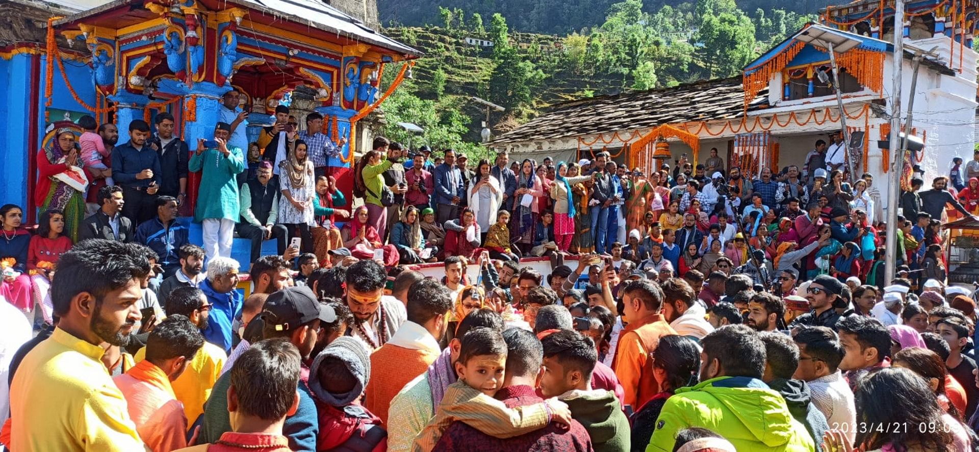 Kedarnath Dham Gangotri Dham Baba Kedar Maa Ganga Doli Left For Their ...