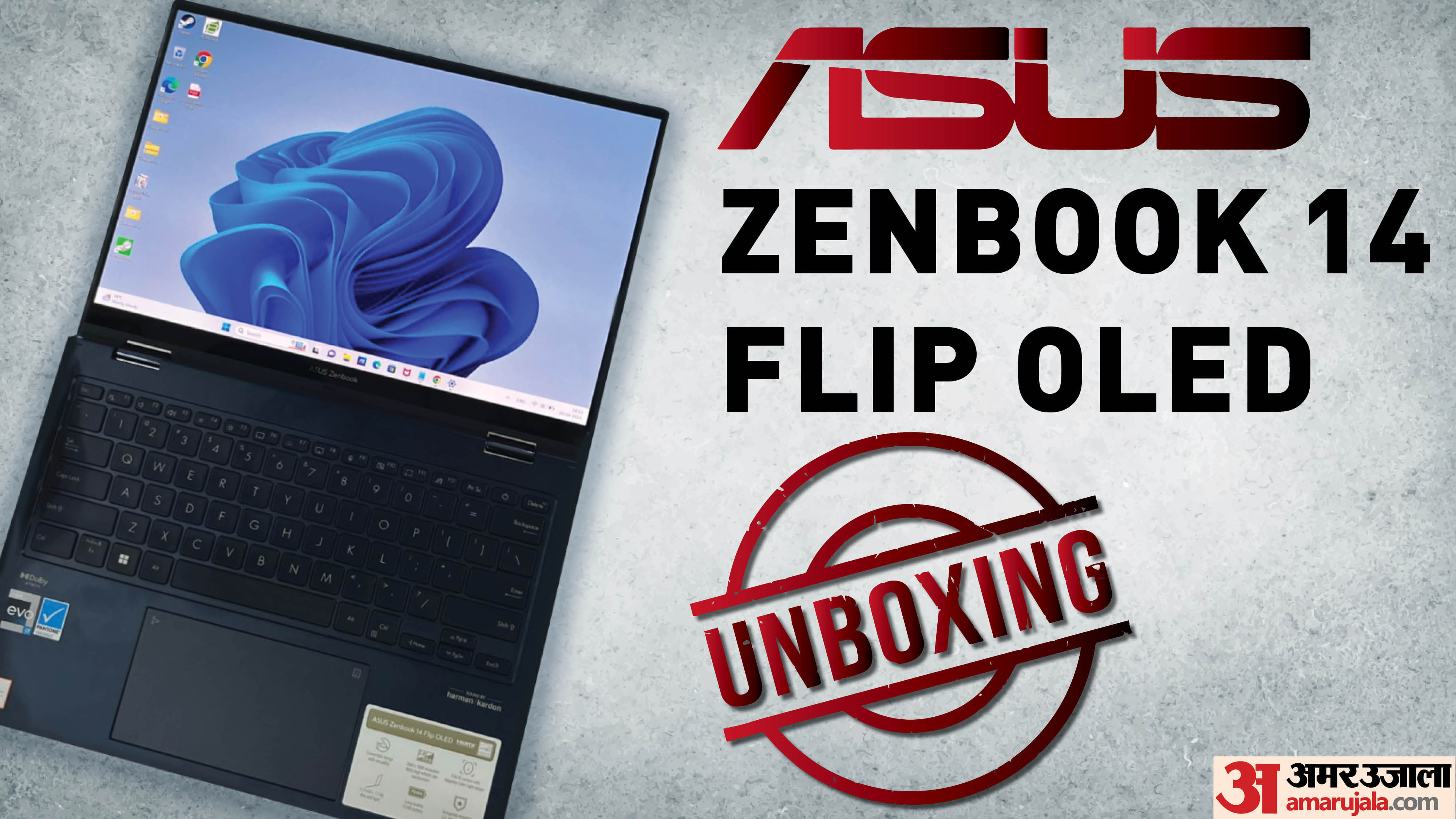 Asus Zenbook 14 Flip Laptop Review In Hindi Check Price And Specifications All Details - Amar ...