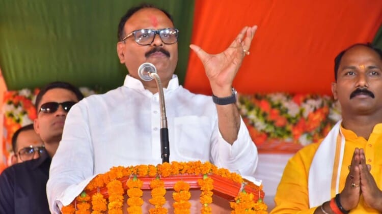 Up Nikay Chunav 2023 Deputy Cm Brajesh Pathak Rally In Ghazipur Said ...