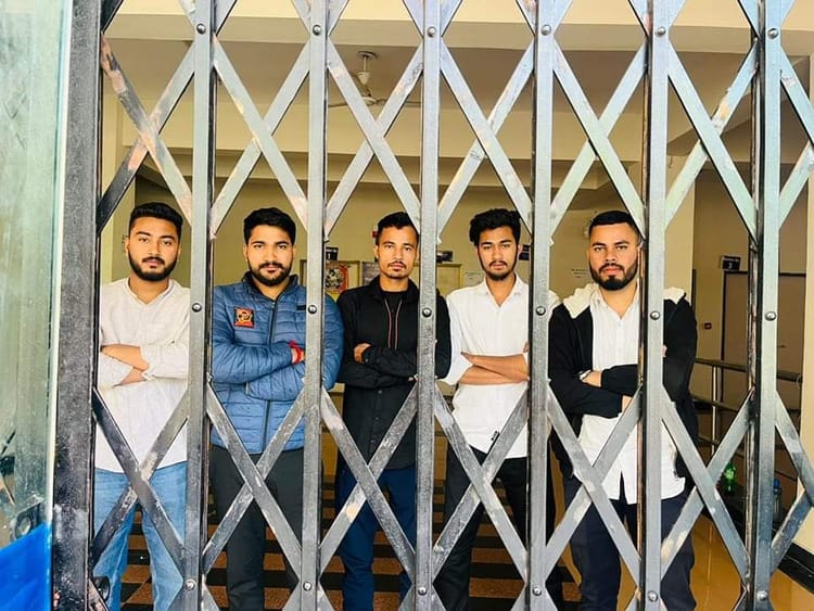 Hnb University Student Union Officers Imprisoned In University Building ...