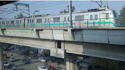 For The First Time The Metro Reached The Speed Of 110 Kms - Amar Ujala ...