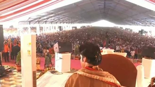 Dhirendra Shastri: Bageshwar Dham Baba Arrived For Reading Hanumant ...