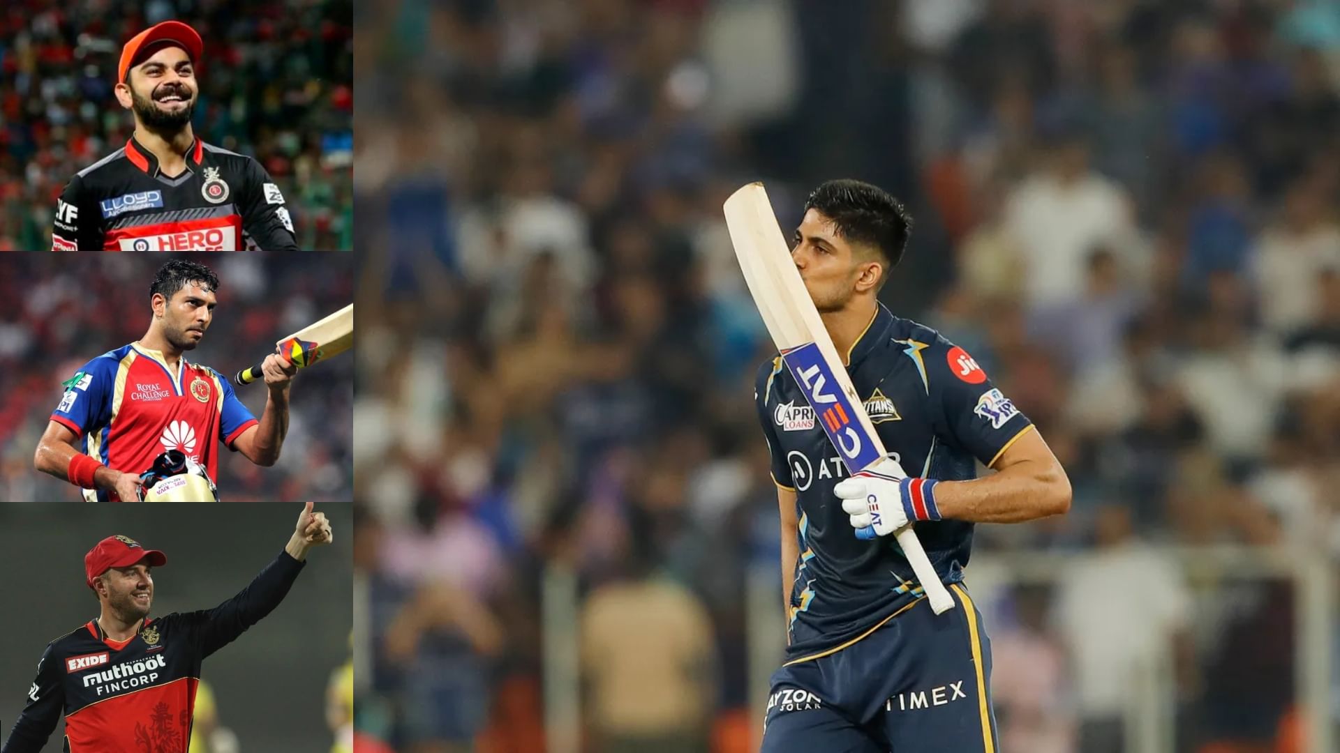 Virat Kohli, Ab De Villiers, Sehwag, Yuvraj Reactions On Shubman Gill 3rd Century In Ipl 2023 ...